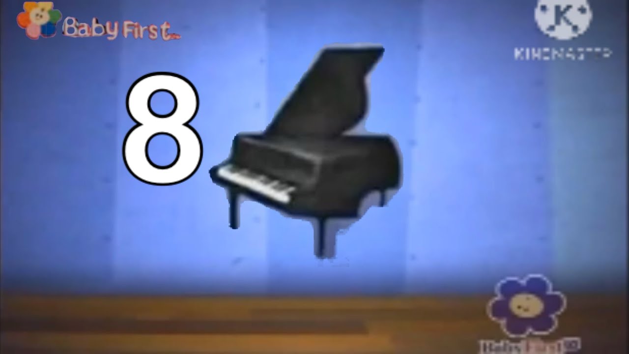 8 pianos|counting video|number time|babyfirst tv - YouTube