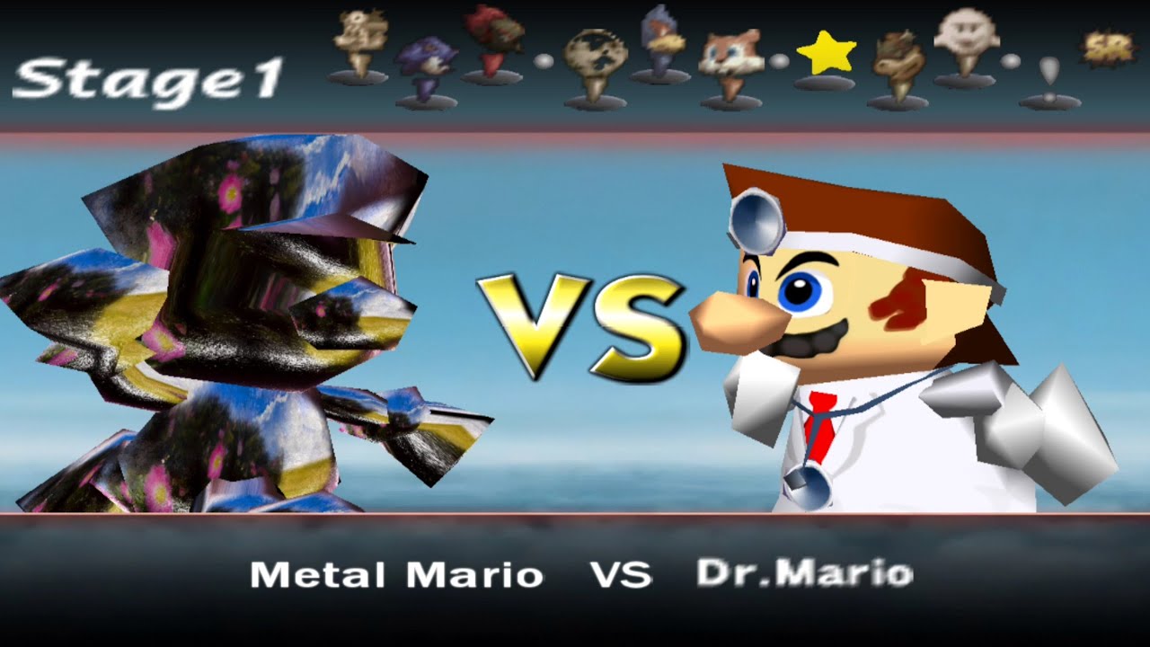 Super Smash Bros Remix HD Textures V2 Melee Remix 1P Mode Very Hard ...