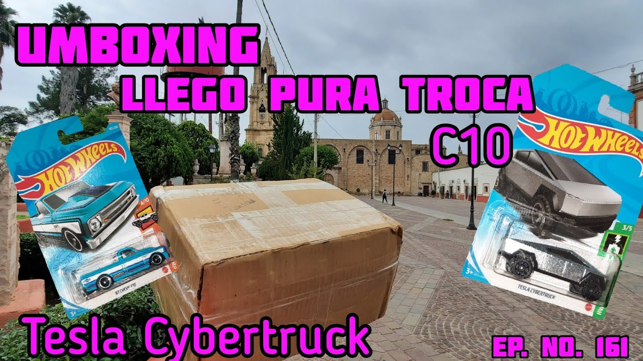 Unboxing llegó pura troca , Tesla #Cybertruck, #C10, #Hotwheels y más ...