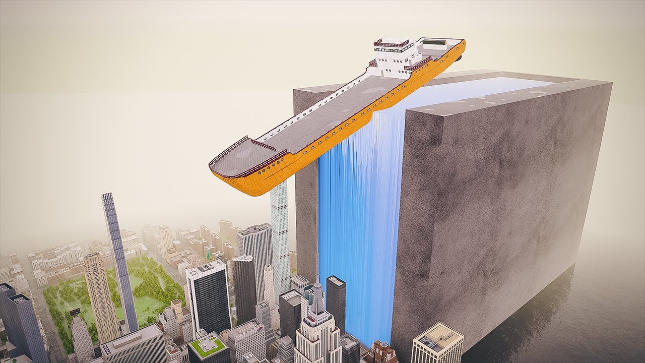 Ships And Boats Fall Off Waterfall | Teardown - YouTube