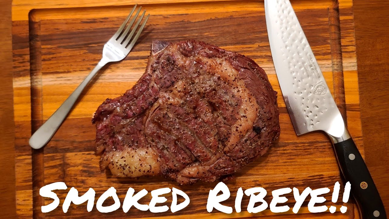 How To Smoke A Ribeye Carnivore Style - YouTube