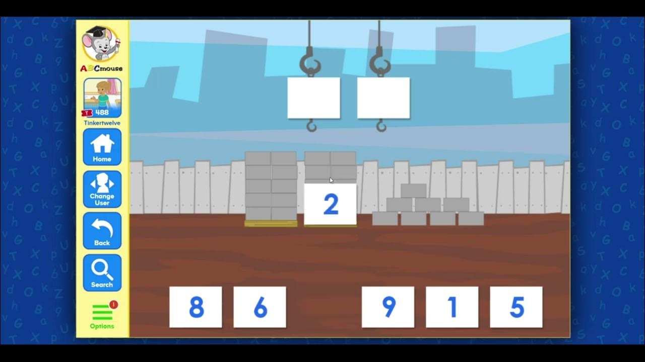 ABC Mouse - Learning - Level 7 Lesson 11 - Construction Counting - YouTube