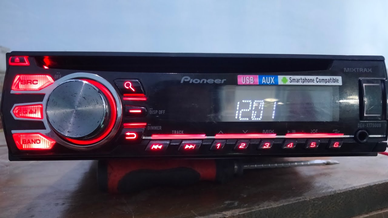 REVIEW singel din PIONEER MIXTRAX - YouTube