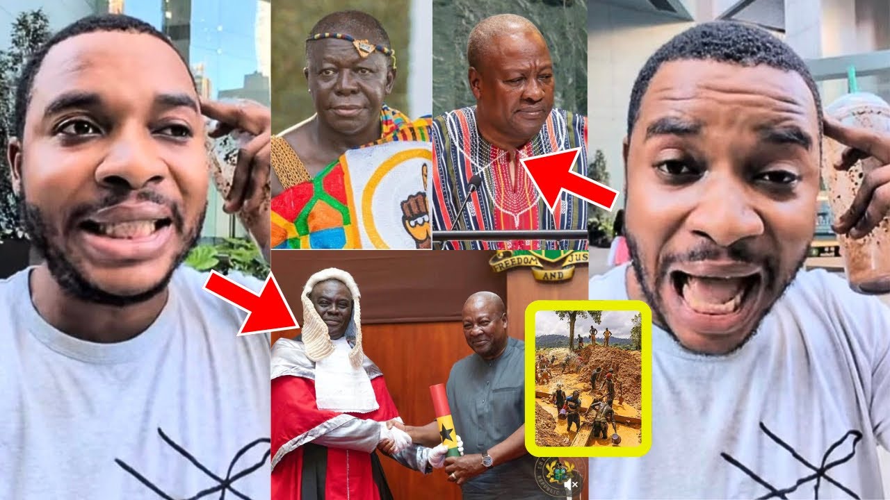 Gyae nkwasea keka No! Twene Jonas clàsh Dormaahene over his Galamsey ...