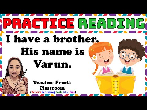 LEARN TO READ| Reading Lesson for Grade1,2,3 |Practice reading ...