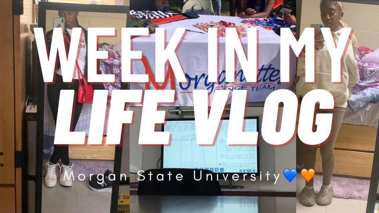WEEK IN MY COLLEGE LIFE VLOG📚 *freshman edition* || Morgan State ...