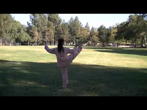 Tina Fitness Tai Chi 8-form, rear view