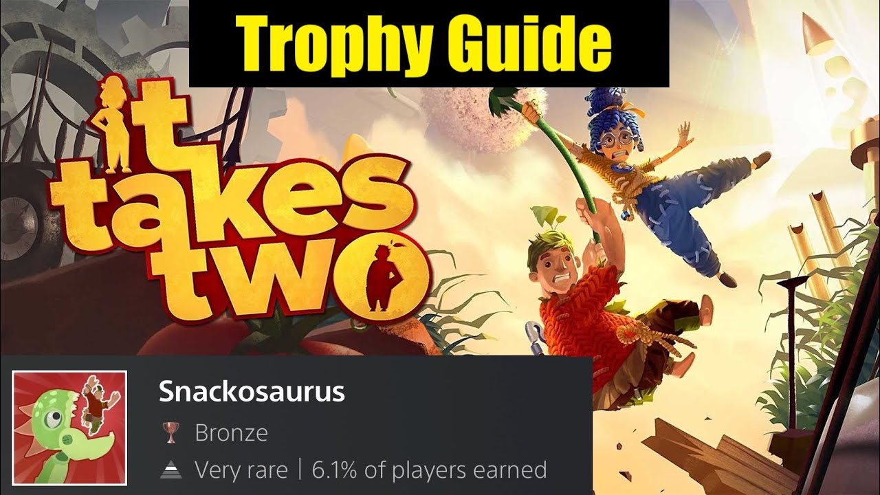 Snackosaurus it takes two Trophy chapter 3 Rose's Room Section 5 Dino ...
