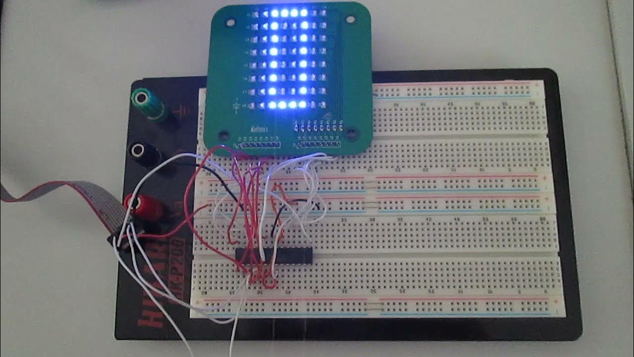 Matriz de LEDs Wantronics - YouTube