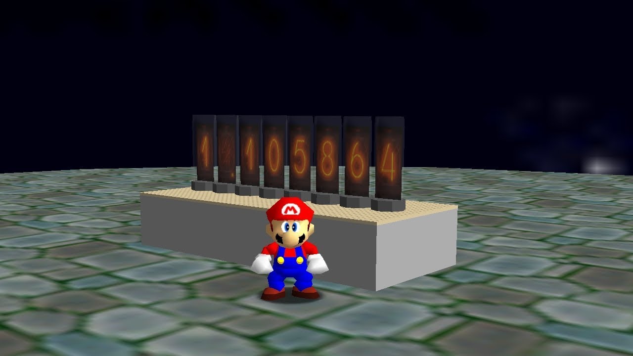 Divergence Meter from Steins;Gate in Super Mario 64 - YouTube