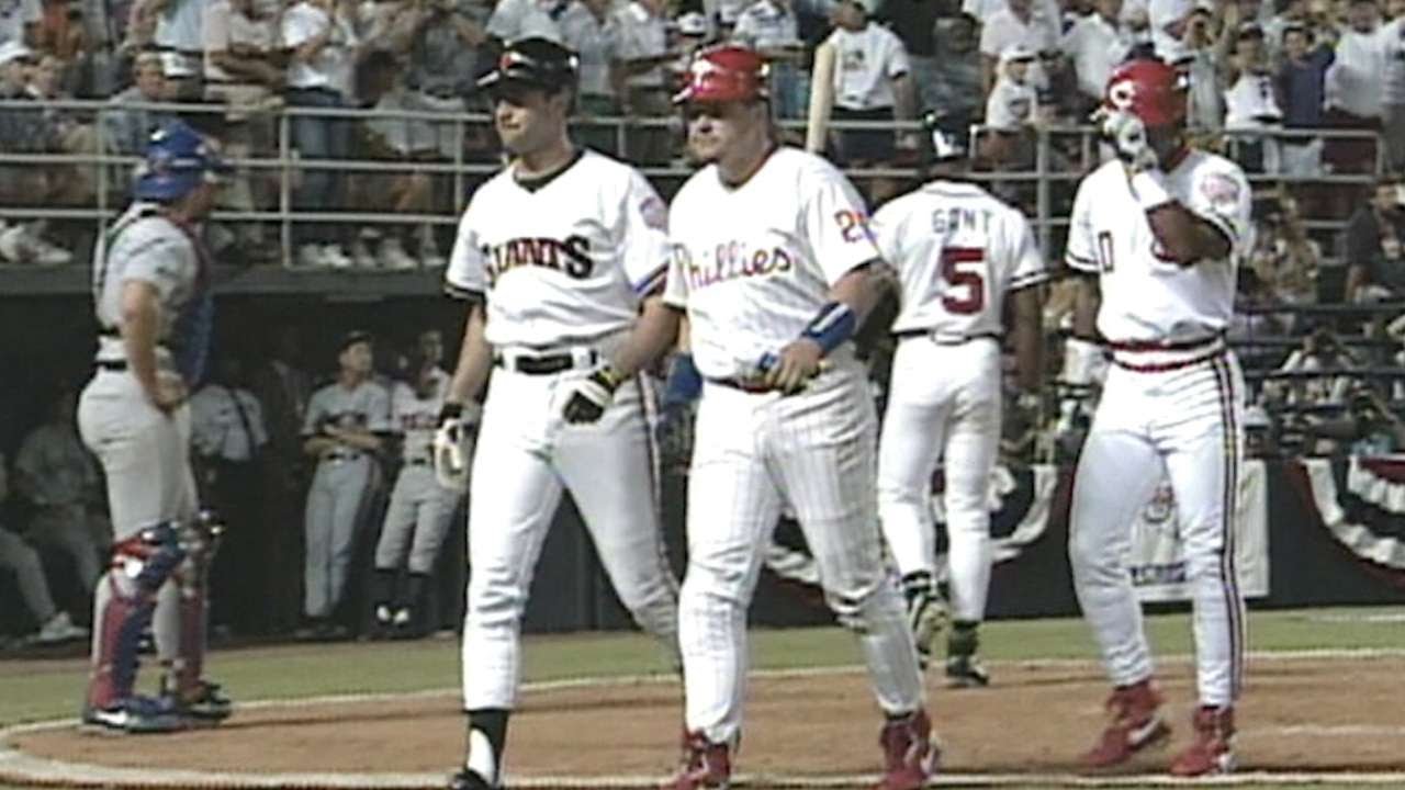 1992 ASG: Will Clark hits three-run homer in the 8th - YouTube
