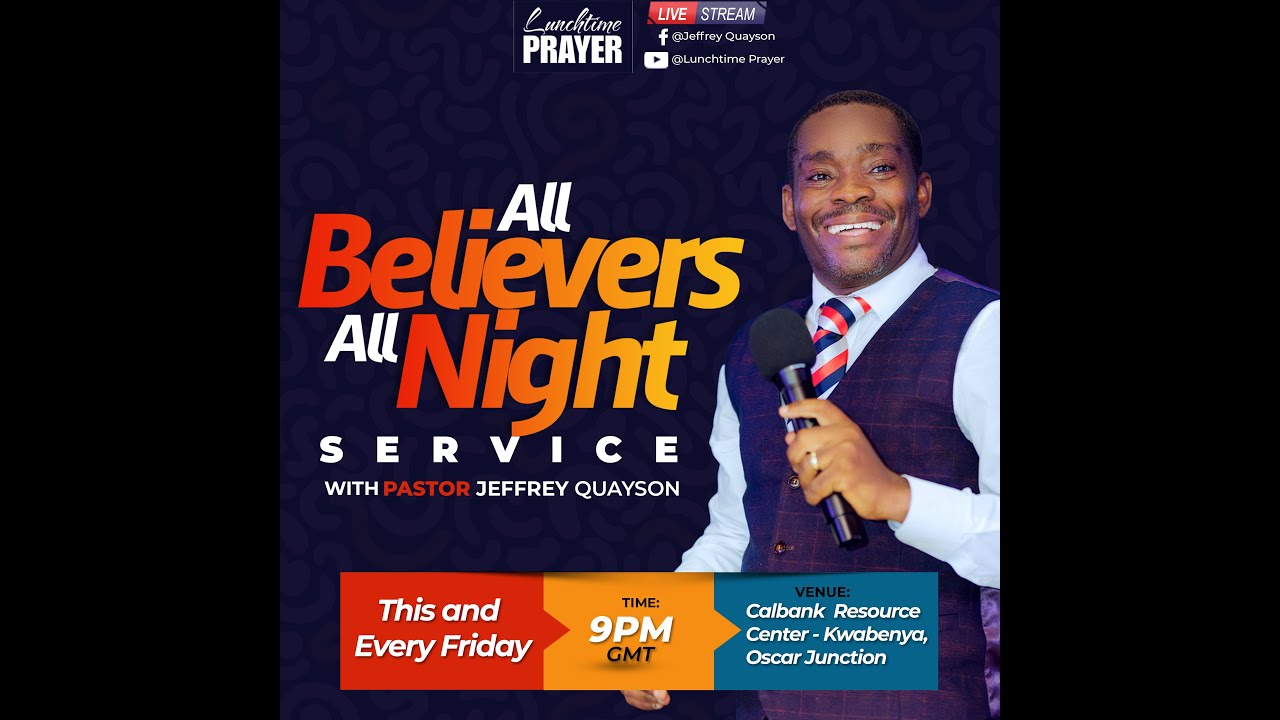 SUNDAY 3RD AUGUST, 2025... LUNCHTIME PRAYER ONLINE SERVICE WITH PASTOR ...