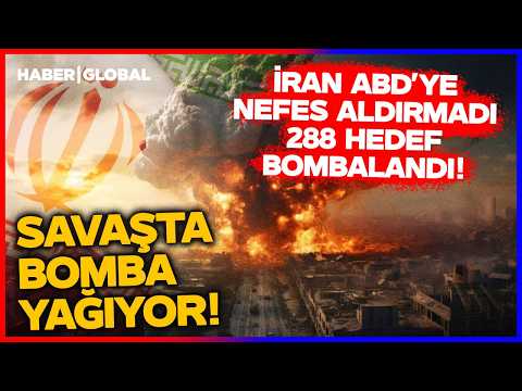 BOMBA YAĞIYOR I İran ABD'ye Nefes Aldırmadı! İran 288 ABD Hedefini Vurdu!