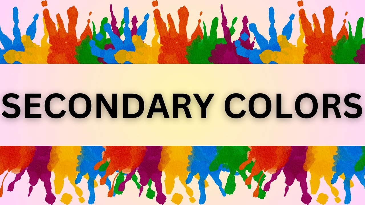 Secondary colors name in English | Kids Vocabulary | English ...