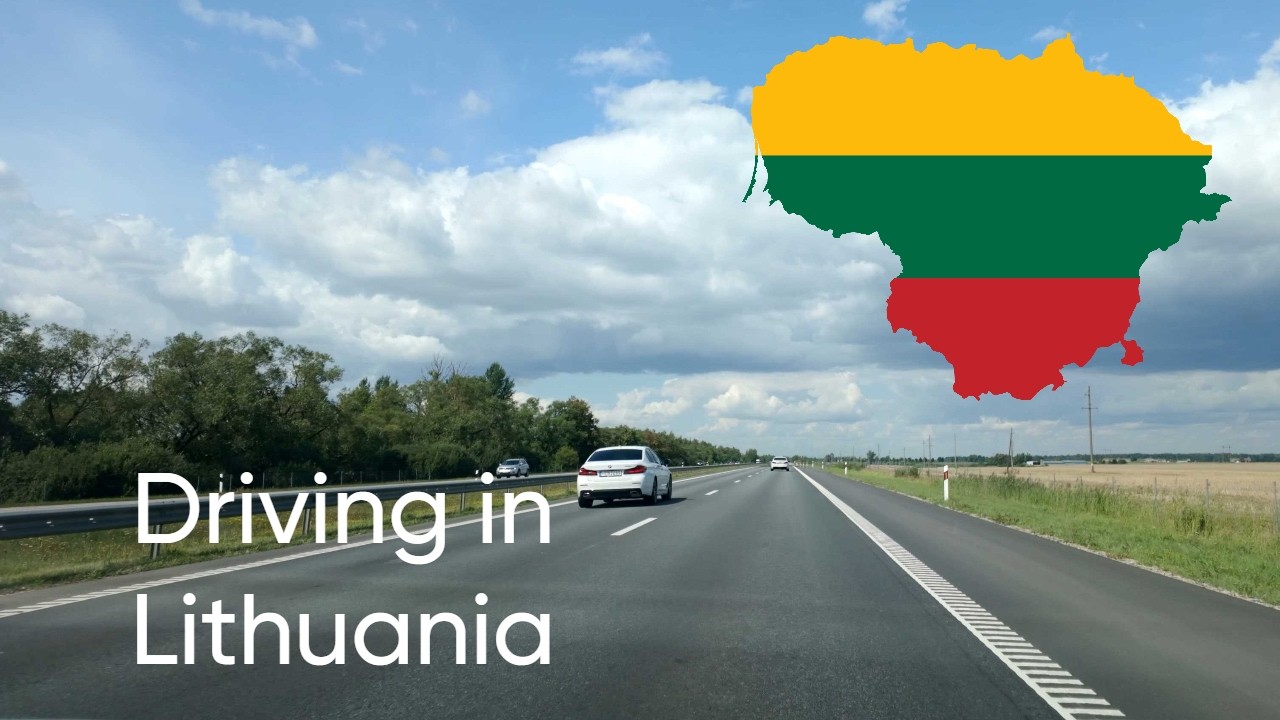 The Lithuanian Highway - Off To Vilnius - Driving In Lithuania - YouTube
