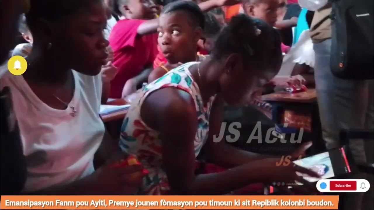Emansipasyon Fanm Pou Ayiti , Premye jounen fòmasyon pou timoun ki nan sit Repiblik kolonbi ...