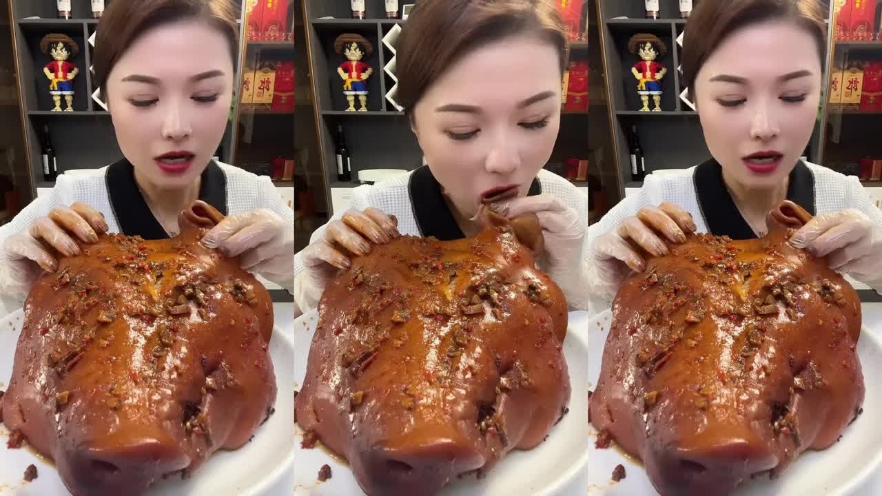 ASMR Mukbang, Extreme Eating show Spicy Pork, Mutton, Seafood - YouTube