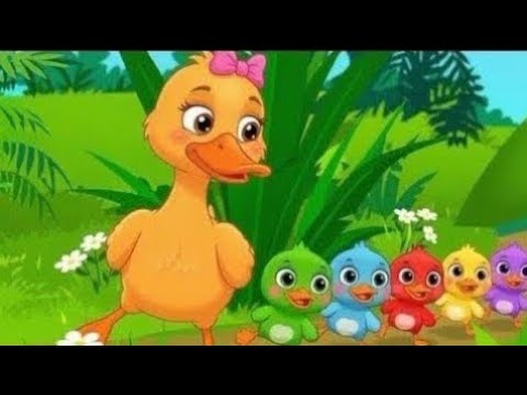 Five Little Ducks 🦆 | Fun Adventure Nursery Rhyme for Kids | Counting Song