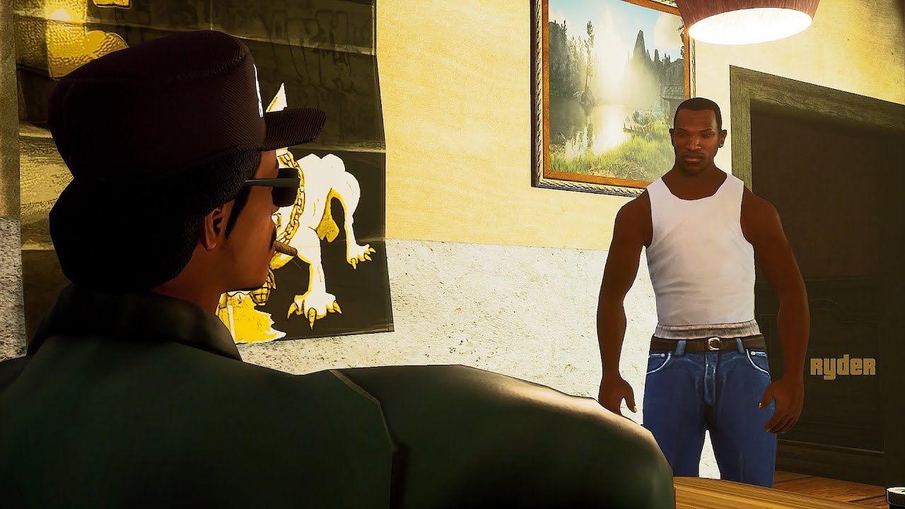 GTA San Andreas Definitive Edition - Mission #2 - Ryder - YouTube