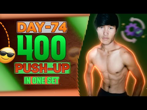 400 Push Ups Day 74 | Push Ups Challenge 75 Days💪 - YouTube