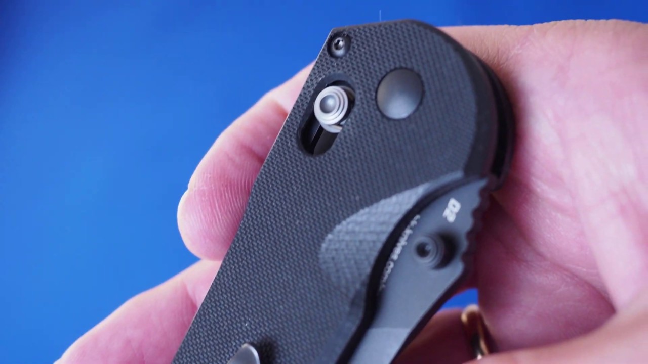 Нож Benchmade HK 14717BK AXIS-Lock USA - YouTube