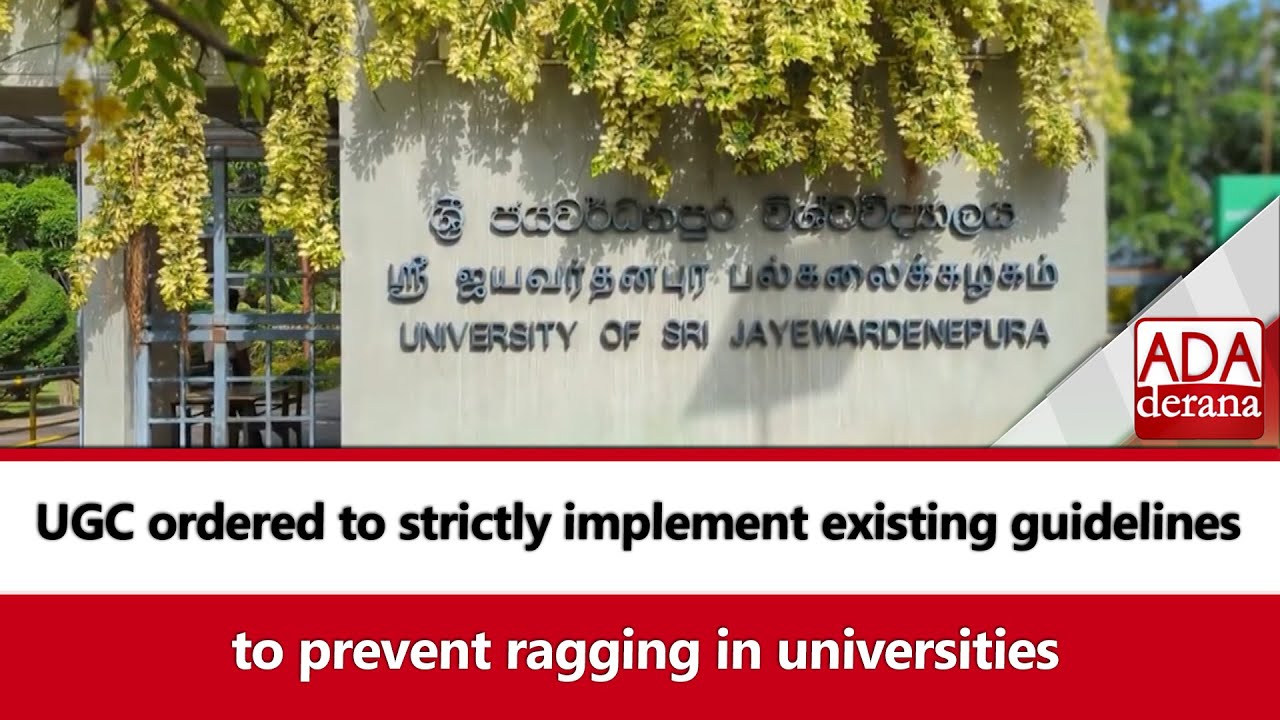 UGC ordered to strictly implement existing guidelines to prevent ...