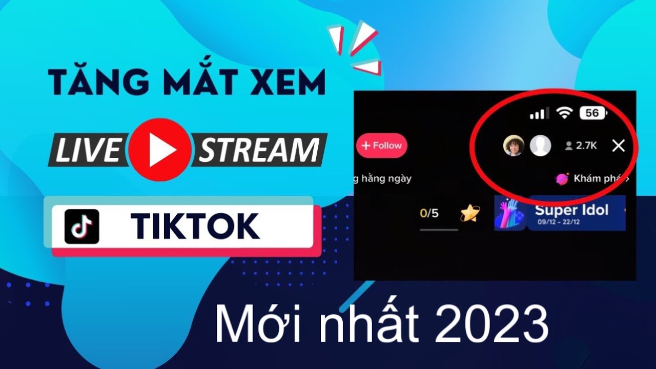 Hướng Dẫn Tăng Nhiều Mắt Xem Live Stream Trên TikTok | Cách Tăng Mắt ...