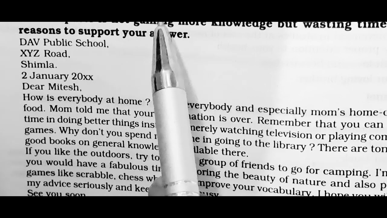 informal letter for class 9,8,7,6,5 with explanation ncert cbse. - YouTube