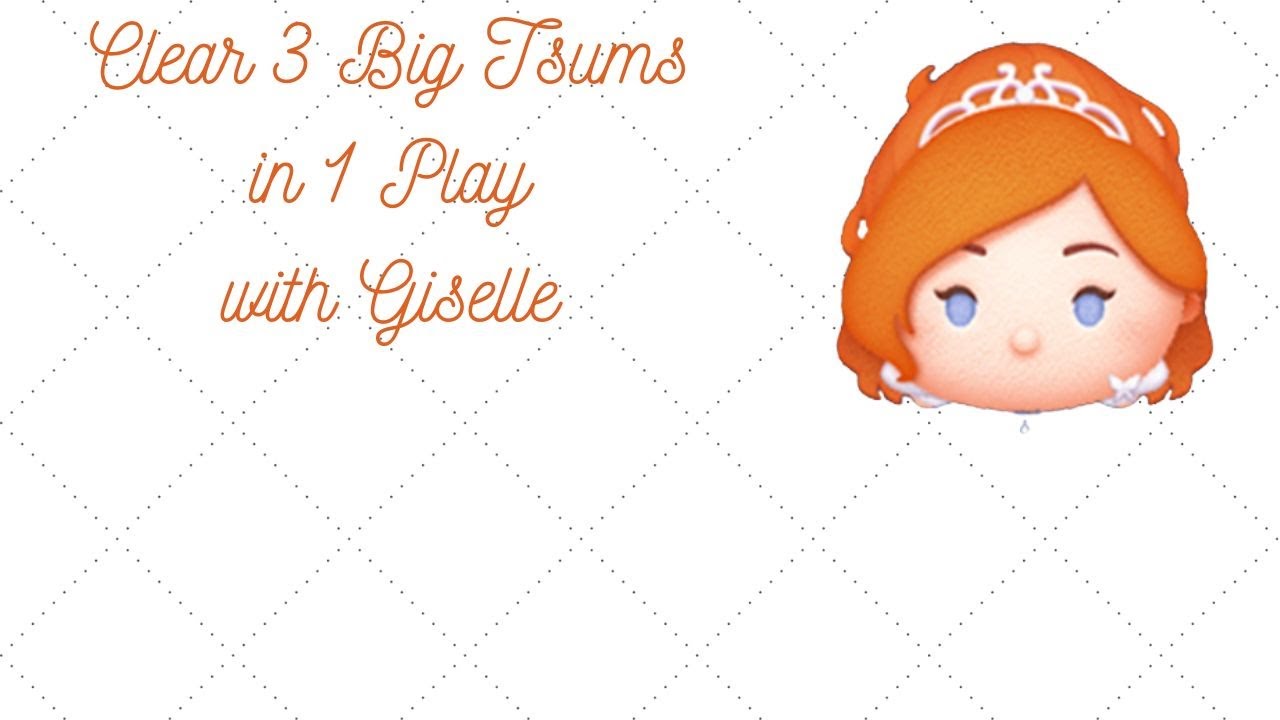 Disney Tsum Tsum - Poster Puzzle Monsters - Clear 3 Big Tsums in 1 Play ...