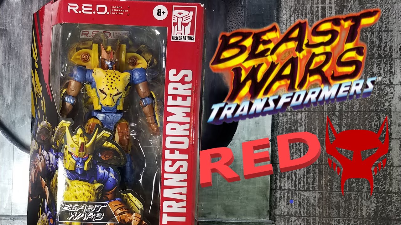 Transformers RED Beast Wars Cheetor Season 1 robot mode toy - YouTube