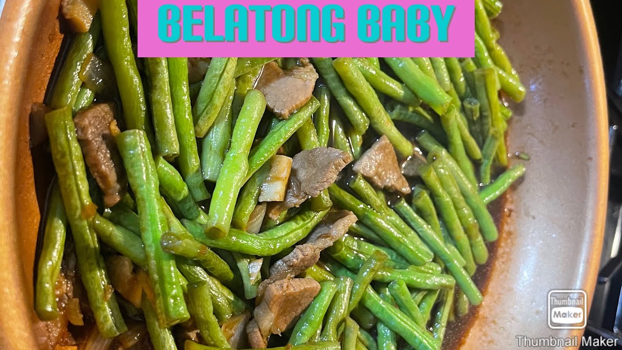 String beans with pork - YouTube