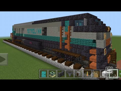 Minecraft Metrolink F125 Locomotive Tutorial - YouTube