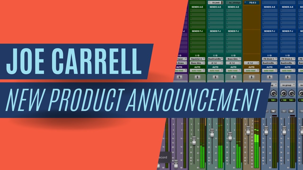 Joe Carrell // New Product Announcement // Get In The Mix - YouTube