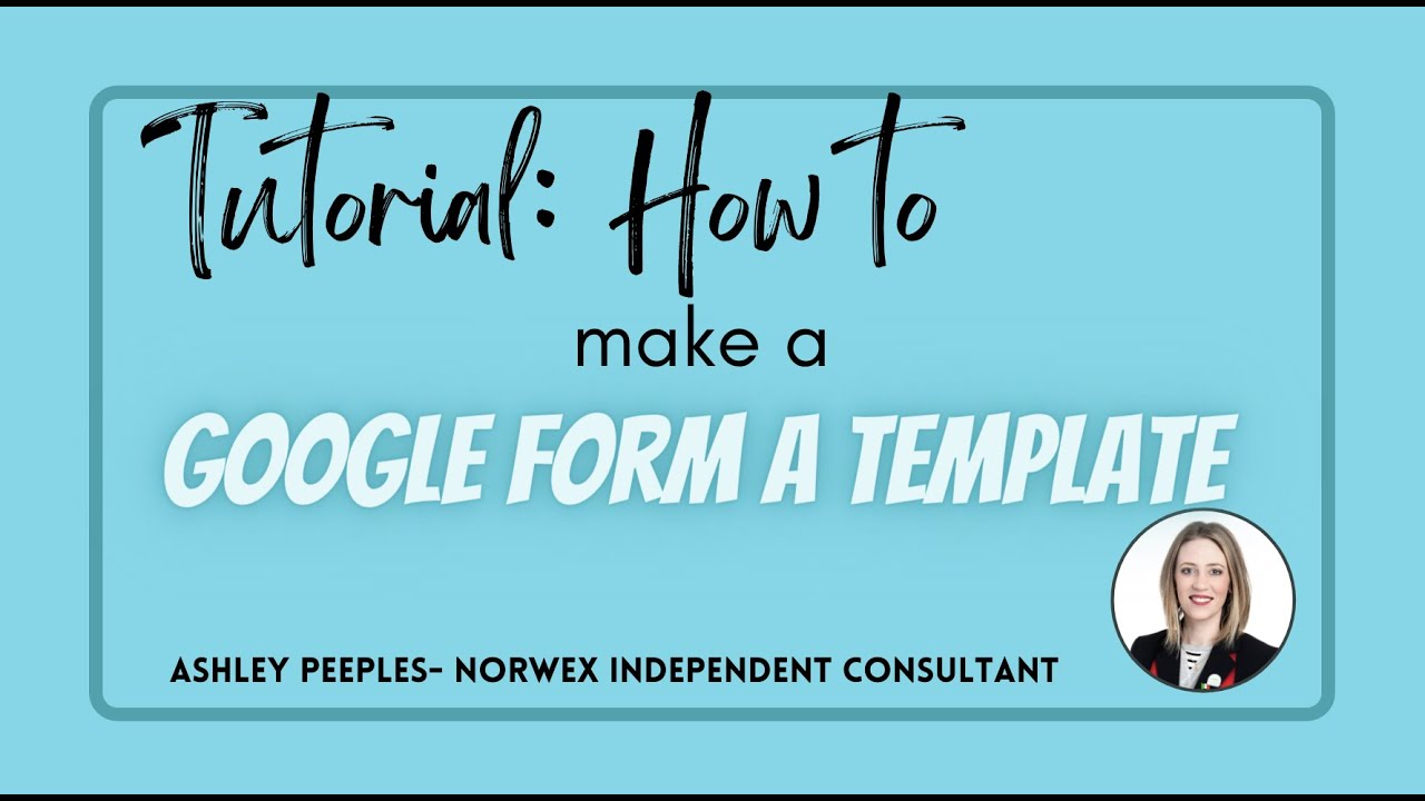 How To FORCE Copy Google Form Template YouTube How To FORCE Copy Google Form Template YouTube