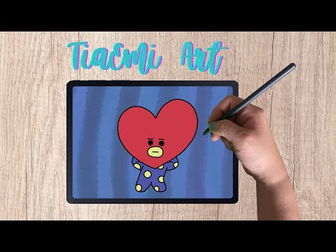 HOW TO DRAW TATA (V) | BT21 - YouTube