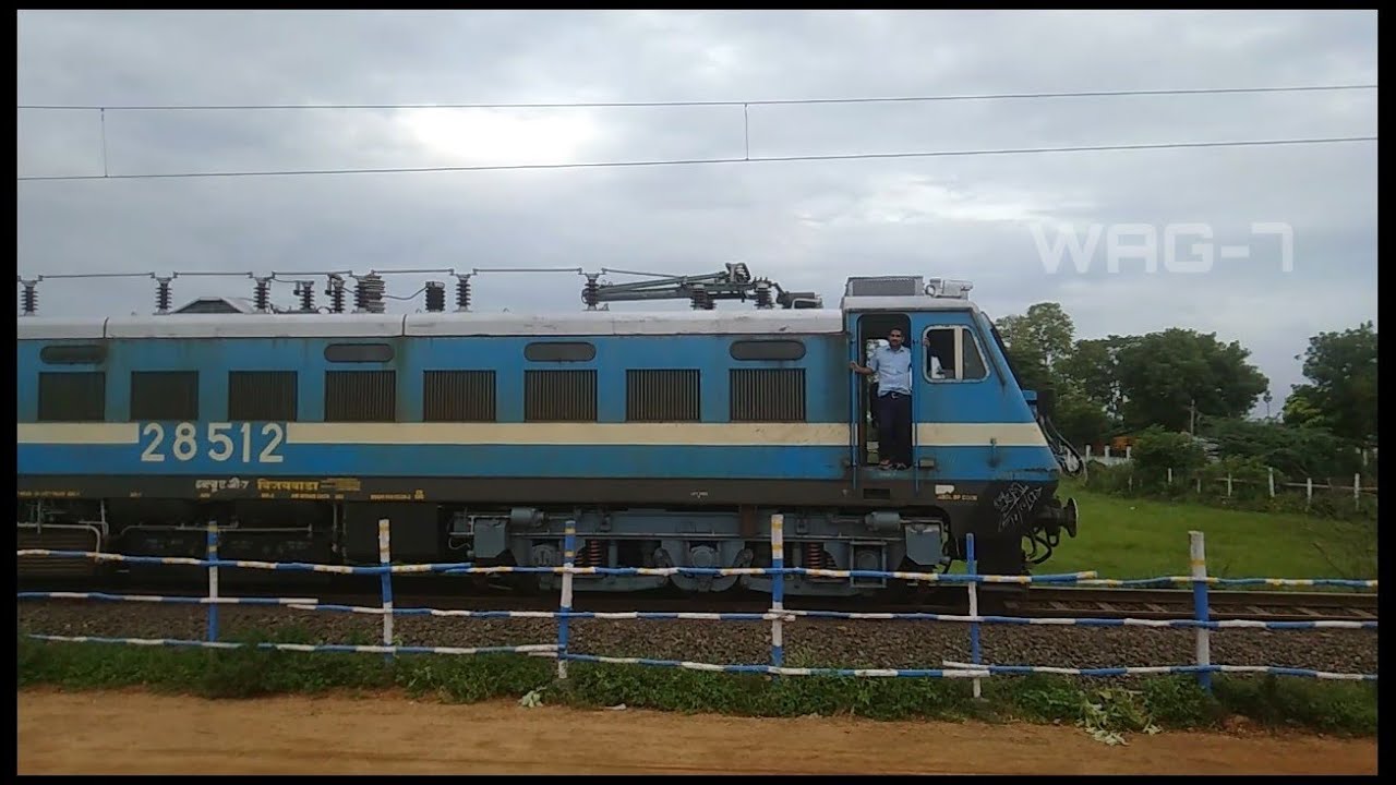 Assistant Loco Pilot enjoying in door plate | BZA WAP-7 twins BCNHL ...