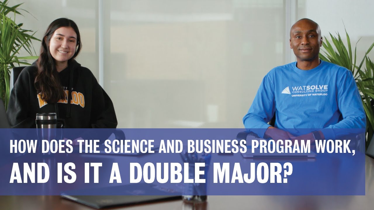 How does the Science and Business program work, and is it a double ...