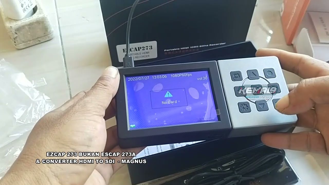 EZCAP RECORDER PORTABLE & HDMI TO SDI MAGNUS - YouTube