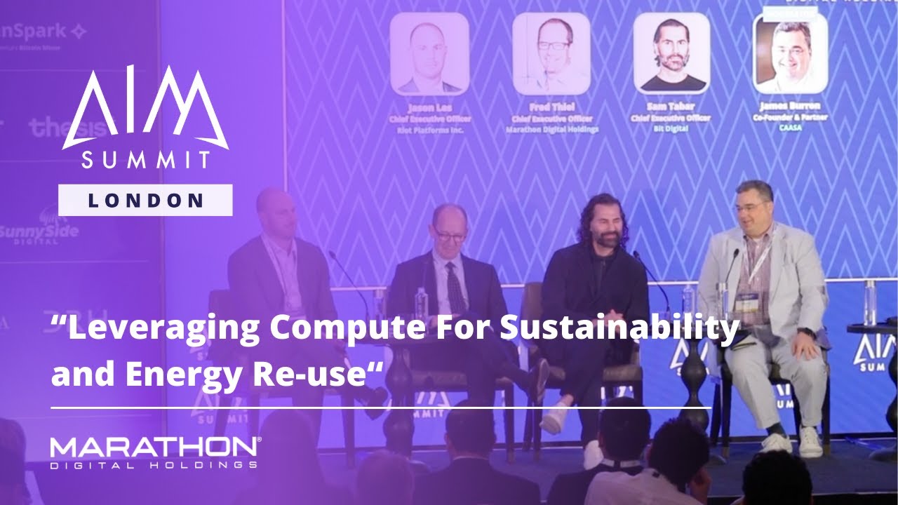 Leveraging Compute For Sustainability and Energy Re-use | AIM Summit London 2024 - YouTube