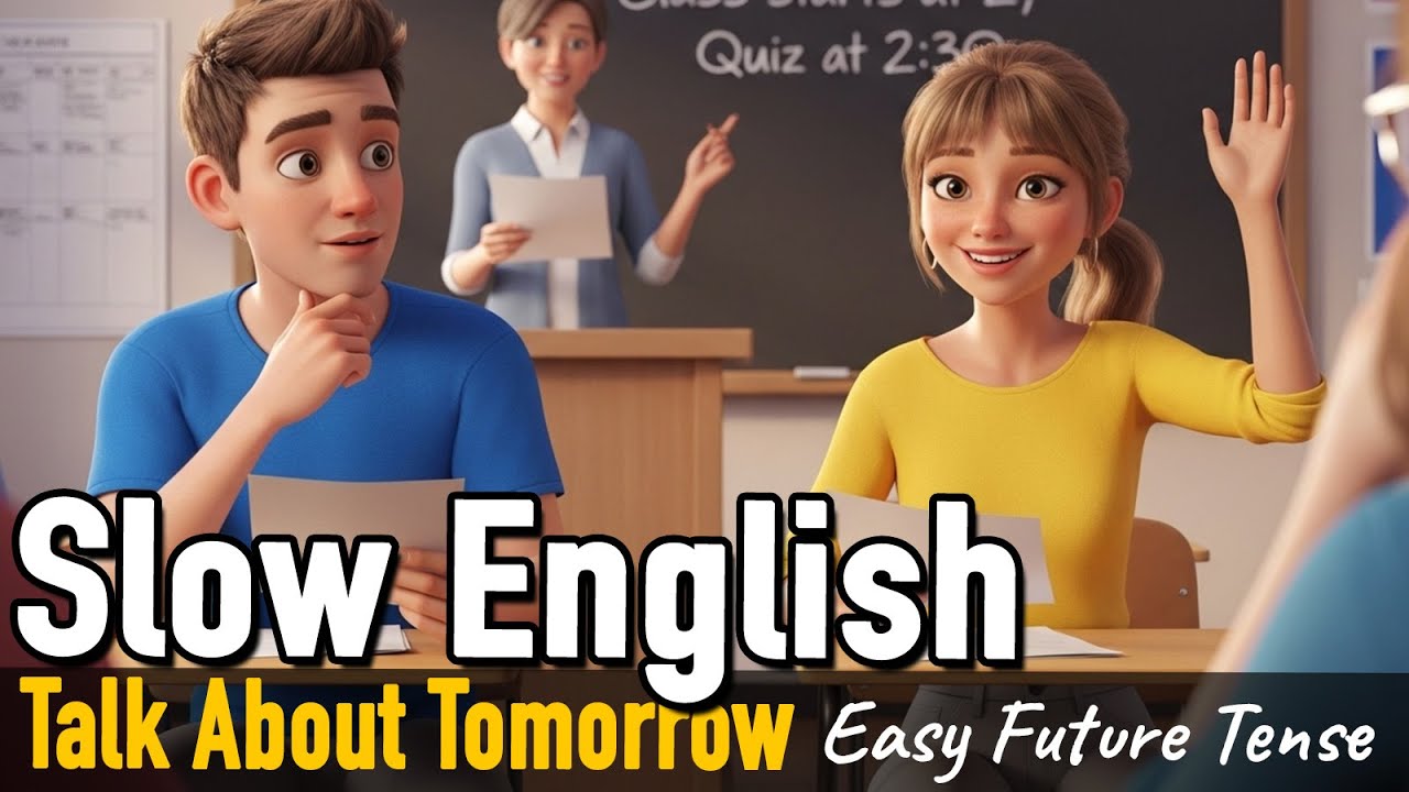 Talk About Tomorrow | Easy Future Tense Practice | Easy Daily English ...