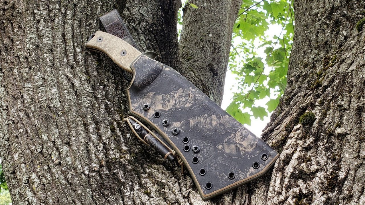 Ontario RAT-7 Custom Kydex Sheath - YouTube