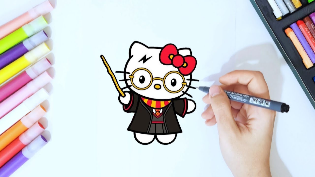 Hello Kitty Meets Harry Potter | Creative Character Mashup - YouTube
