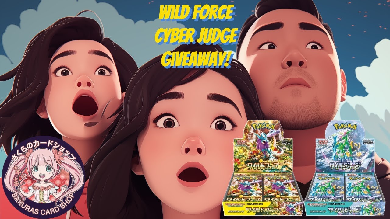 POKEMON GIVEAWAY! CYBER JUDGE and WILD FORCE! #pokemontcg #giveaway ...