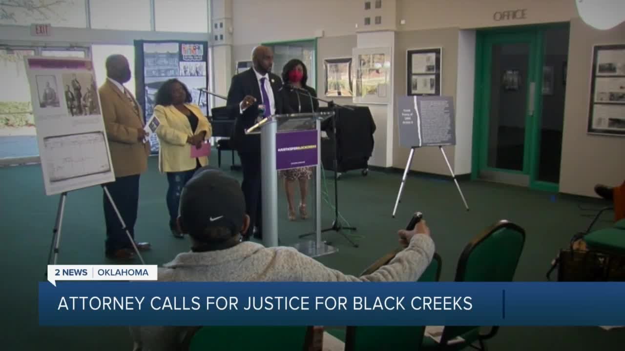 Tulsa attorney calling for justice for Black Creeks - YouTube