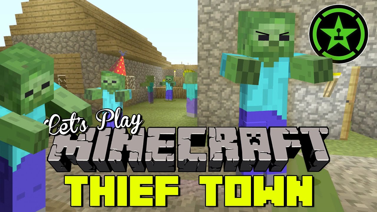 Let's Play Minecraft: Ep. 173 - Thief Town - YouTube