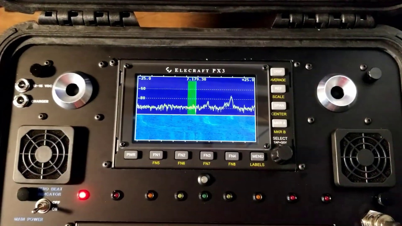 Elecraft KX3 with PX3 retrofit by RadioSet-GO - YouTube