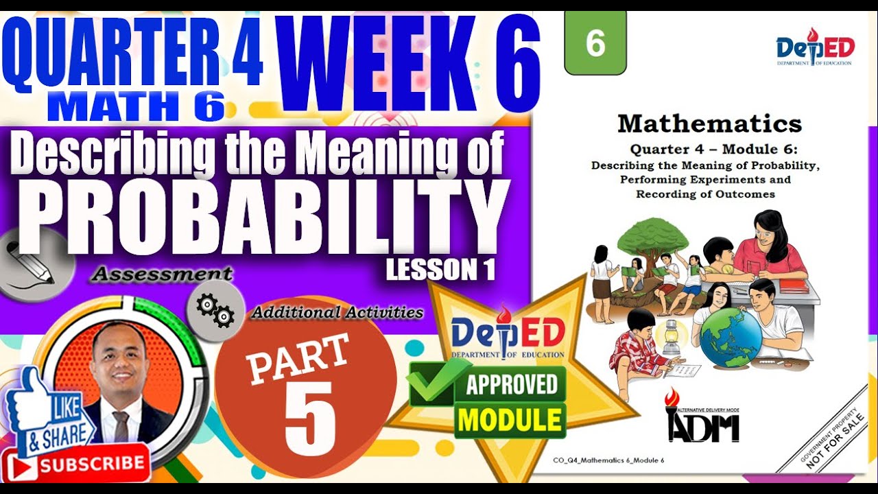 Part 5 Describing The Meaning Of Probability II Math 6 Quarter 4 Week part-5-describing-the-meaning-of-probability-ii-math-6-quarter-4-week