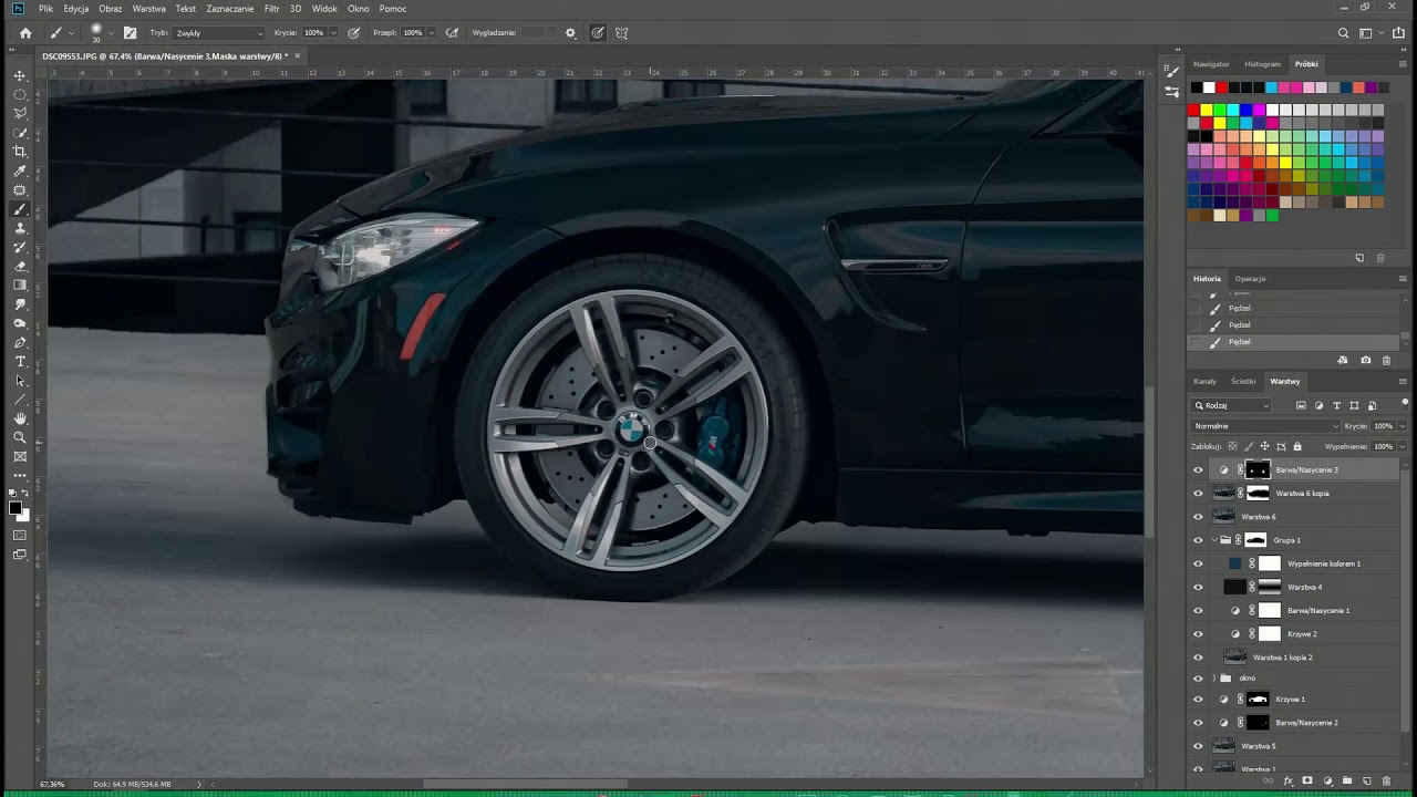 Car photo edit in Photoshop - YouTube