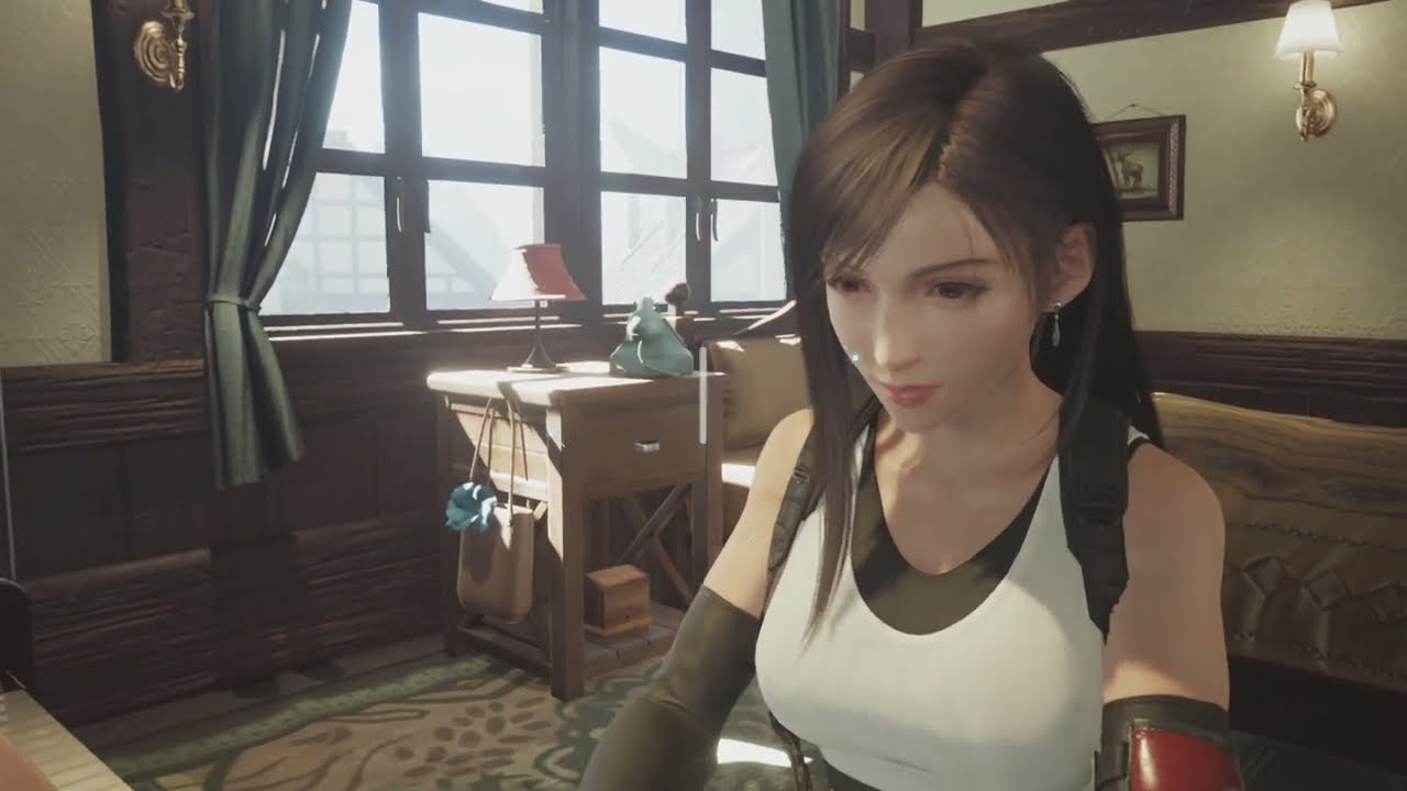 FINAL FANTASY VII REBIRTH - Tifa Plays Piano For Her Cat Fluffy ...
