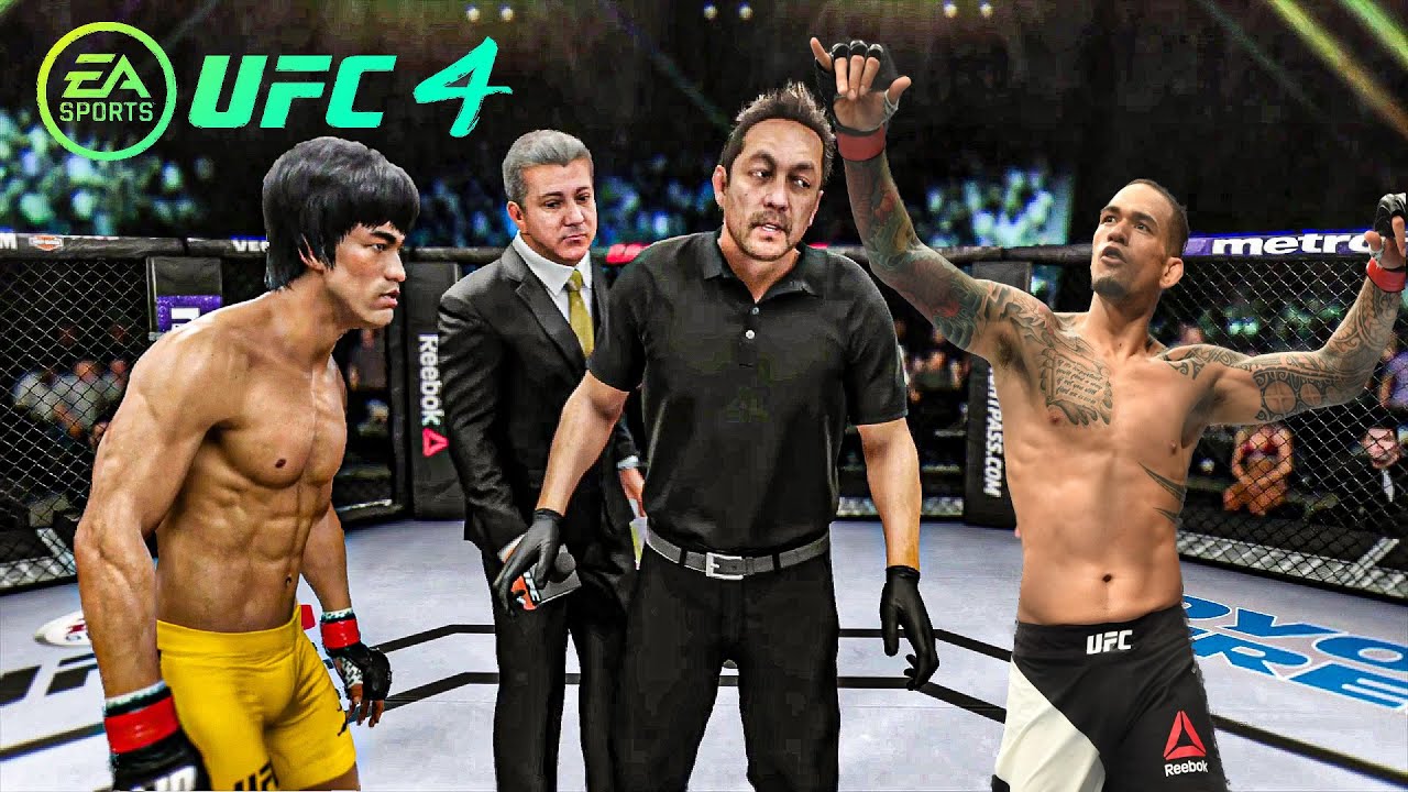 Bruce Lee vs Yancy Medeiros EA Sports UFC 4 Dragon Fight 🔥🐲 - YouTube